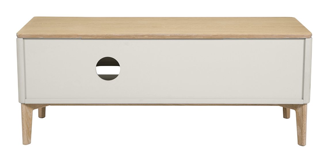 Larvik Dining Collection TV Unit Cashmere & Oak - Hills Furniture Store