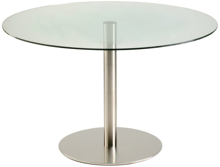 Helsinki 90cm Diameter Table Glass Top - Hills Furniture Store