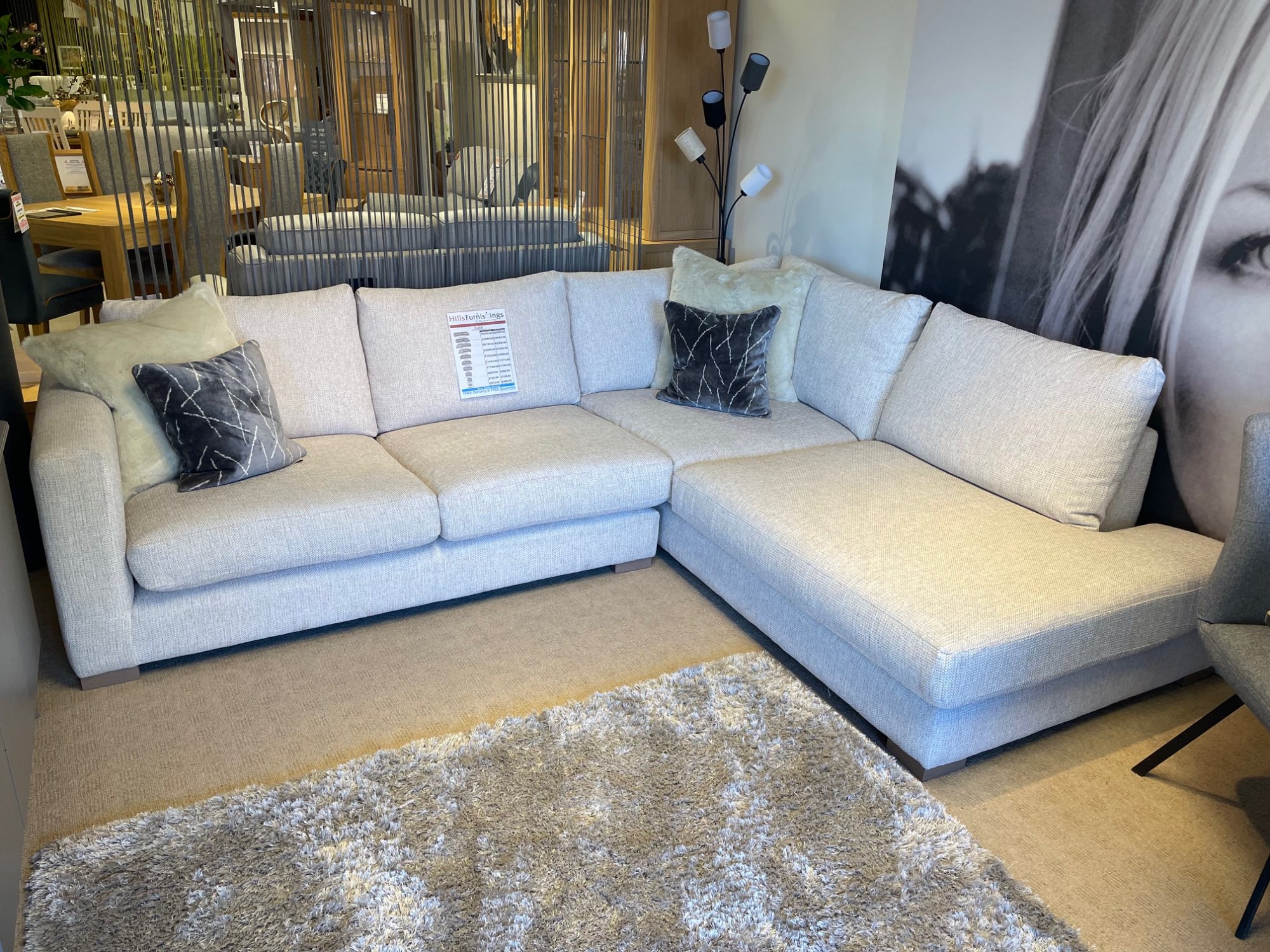 Kobe Small Corner Sofa - Hills Furniture Store