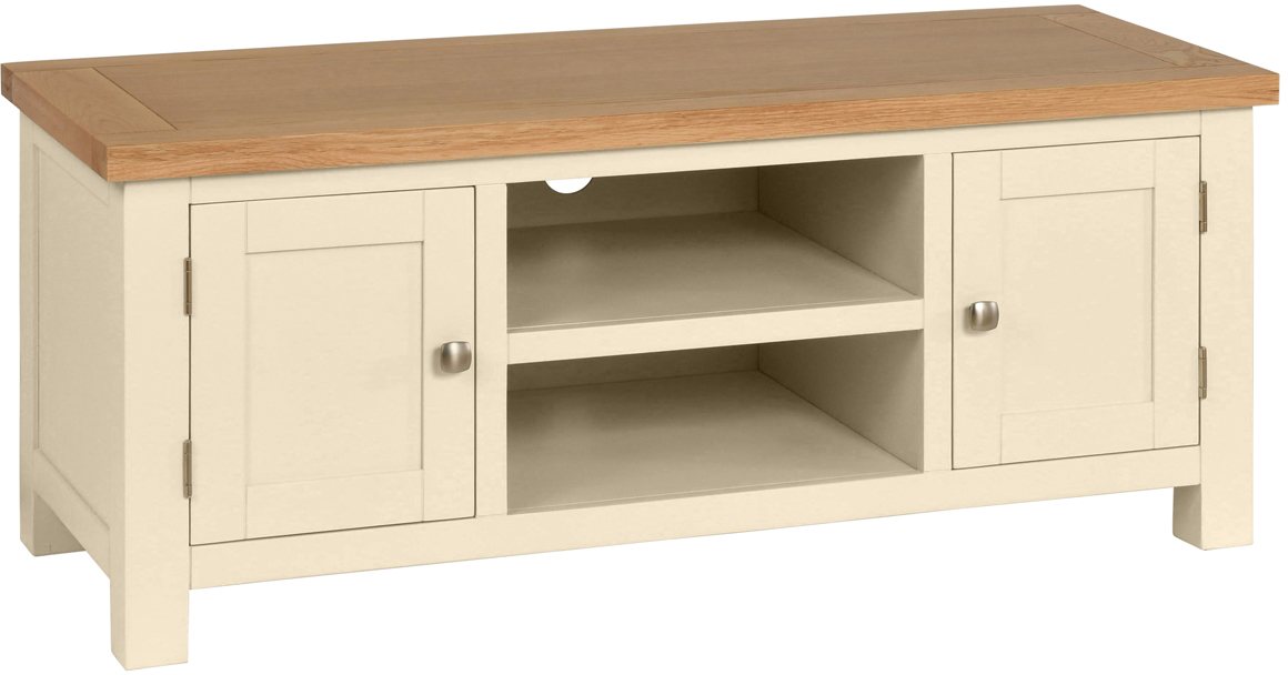 Thetford Dining Collection Large TV Unit IVORY - Hills Furniture Store