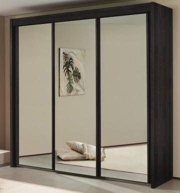 225cm Sliding Wardrobe with 235cm High Mirror Doors | Hills Furniture ...