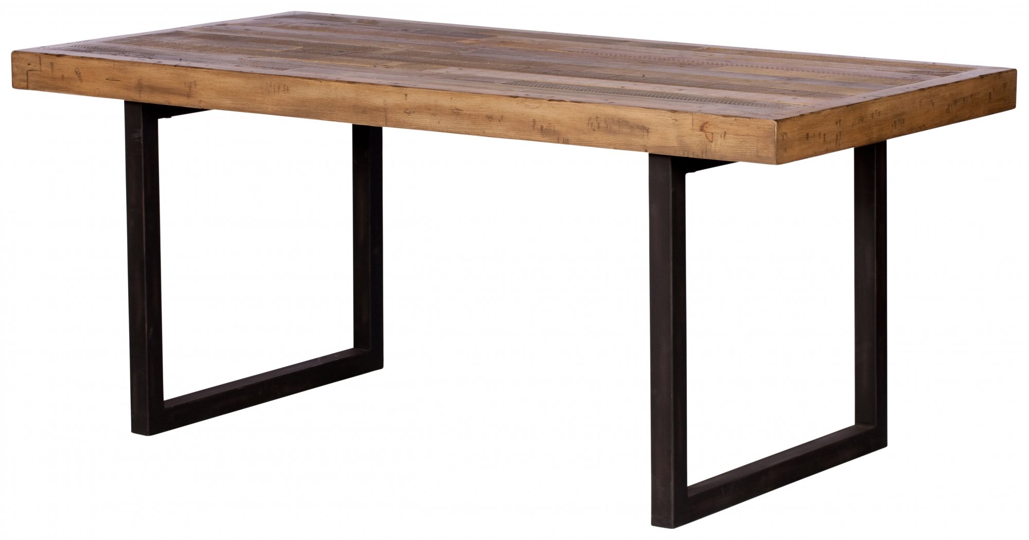 Rustic Hardware Fixed Top Dining Table | Dining Room Furniture | Hills ...