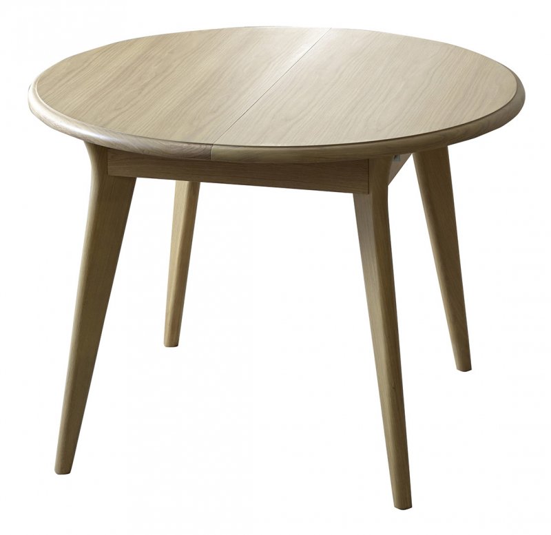 Braemar Small Round Extending Dining Table, 105cm/140cm - Hills ...