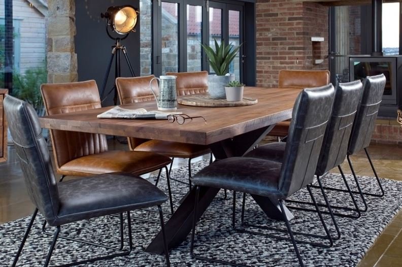 Greatford Dining 200cm C-Leg Dining Table - Hills Furniture Store