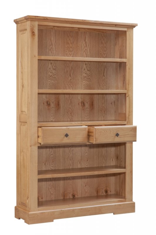 Strasbourg Collection Large Bookcase with Drawers - Hills Furniture Store